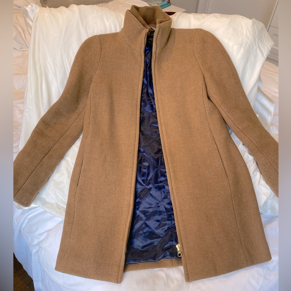 J. Crew Cocoon Stadium Coat - Gem